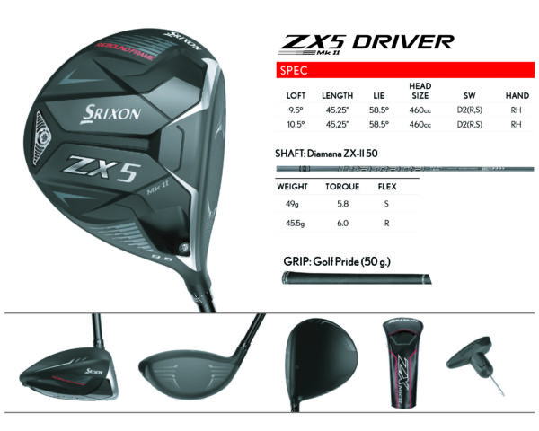 ZX5 Mk II Driver - Srixon Thailand